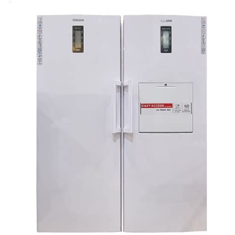 یخچال فریزر دوقلو نوفراست New پلاس با هوم بار 21 فوت دونار مدل D17 سفید شیراز زرین