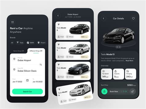 Car Rental Mobile App By Arip For Enver Studio On Dribbble
