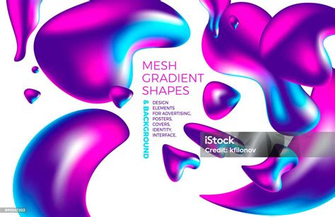 배경 그림 및 개체 웹 포장 포스터 광고 판 광고 표지 브로셔 콜라주 벽지 프레 젠 테이 션에 대 한 여러 추상 벡터 홀로그램 그라데이션 3d 배경 현대 미술의 벡터