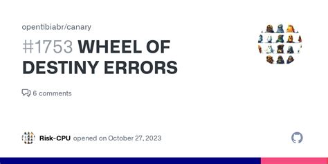 Wheel Of Destiny Errors · Issue 1753 · Opentibiabrcanary · Github