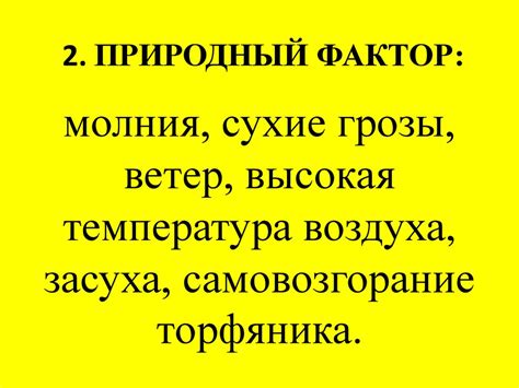 Лесные пожары Причины возникновения Online Presentation