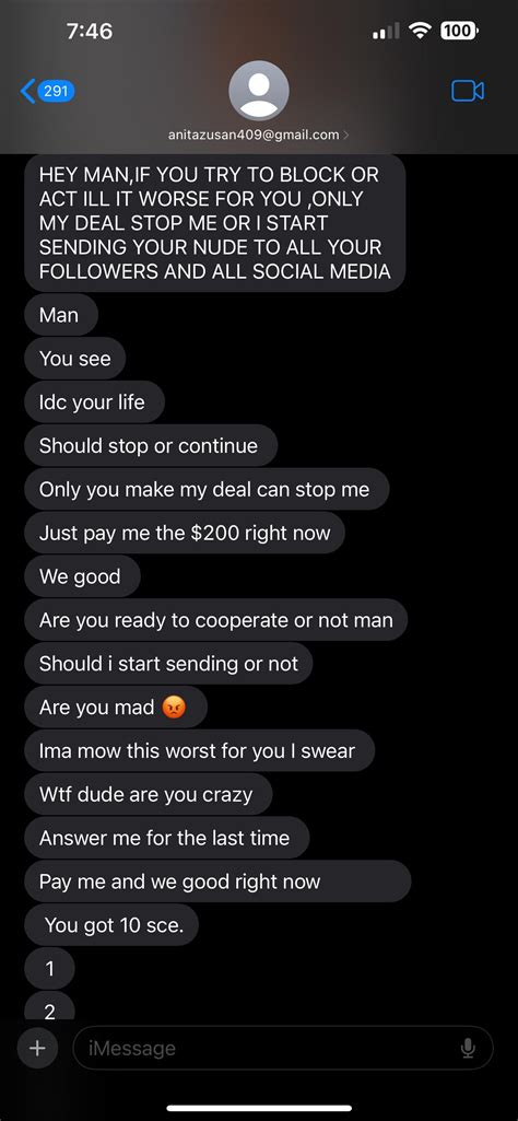 Hes Still Texting Me What Should I Do Rsextortion