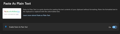 Persistent Pastplain · Issue 24456 · Microsoftpowertoys · Github
