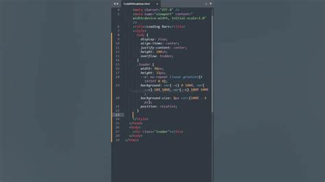 Loading Bars And Bouncing Dot Html Css