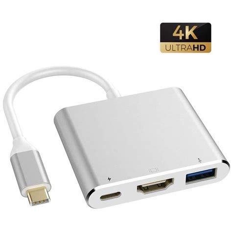 USB C To HDMI Multiport Adapter Type C To HDMI K Hz Multiport AV Converter With USB Port