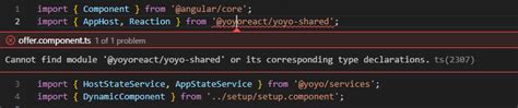 node js why is my import not recognized on my angular project even though the file are in node