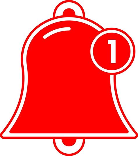 Vector Bell Icon Notification Bell Icon Alarm Symbol Notice Message