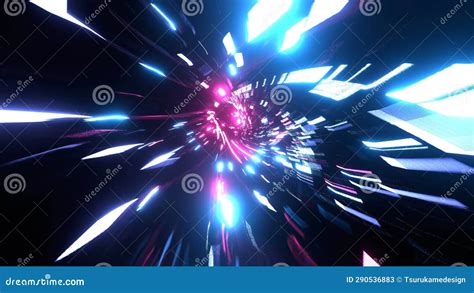 Seamless Vj Loop With Blue And Pink Neon Lights Stock Video Video Of Glowing Neon 290536883