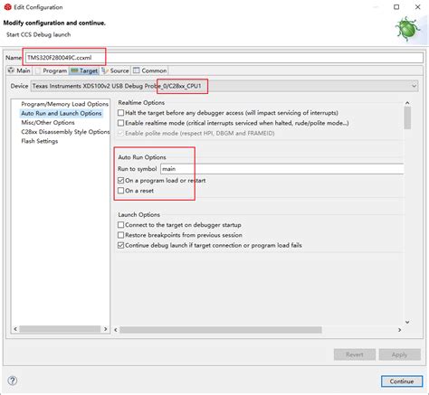 Ccstms320f280049c Click Restart Button Jump To 0x3fbd92 By Using Xds100v2 With Target File