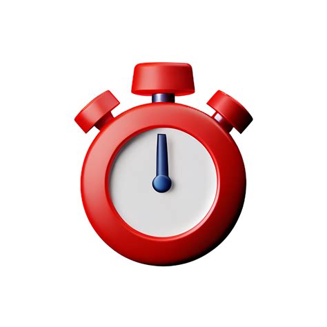 Timer 3d Rendering Icon Illustration 29129207 Png