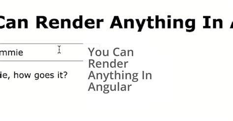 Angular Jobs On Linkedin You Can Render Anything In Angular