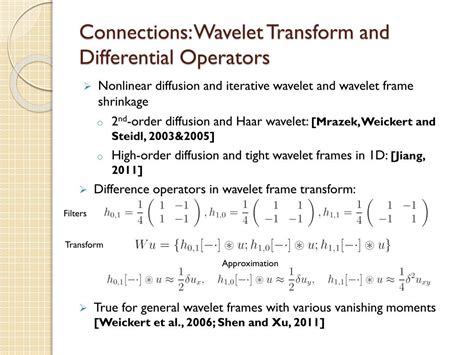 Ppt Sparse Approximation By Wavelet Frames And Applications