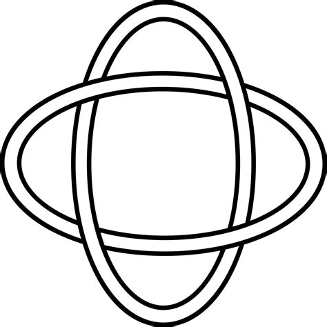 Two Circles Overlapping Icon In Linear Style 24146771 Vector Art At Vecteezy