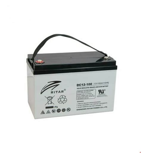 باتری خورشیدی دیپ‌سایکل 100 آمپر 12 ولت برند Ritar مدرن افروغ گستران