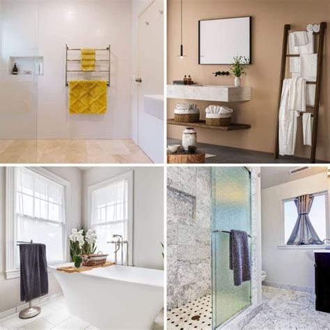 Where To Hang Wet Towels In A Small Bathroom 18 Ideas