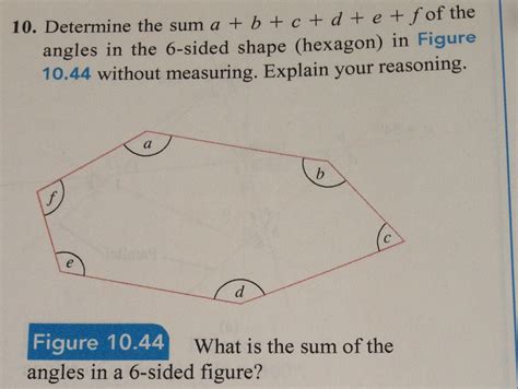 Solved Determine The Sum A B C D E F Of The Angles Chegg