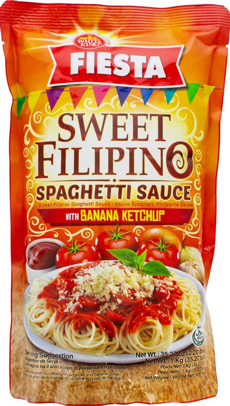 Fiesta Sweet Filipino Spaghetti Sauce 3527 Oz 1 Count Pouch