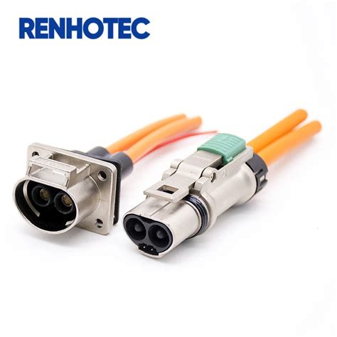 High Voltage Interlock Loop Circuit A Hvil Pin Core Plug Connector With Mm Cable Buy