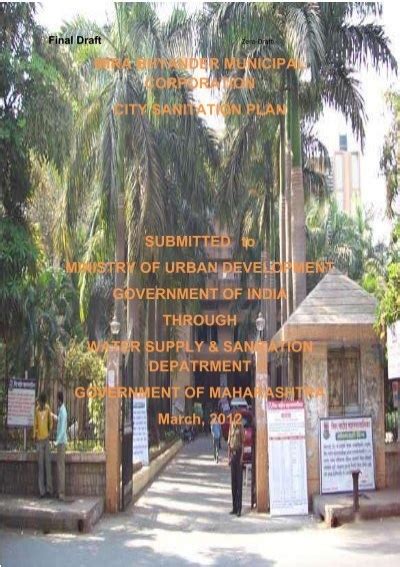 Draft Csp Ministry Of Urban Development