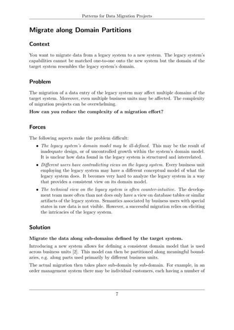 Data Migration Patterns Special Pdf Databases Computer Software And Applications Data Migration Patterns Special Pdf Databases Computer Software And Applications