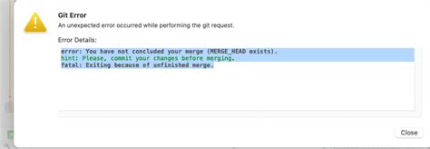 Git出现you Have Not Concluded Your Merge Mergehead Exists解决方法 知乎