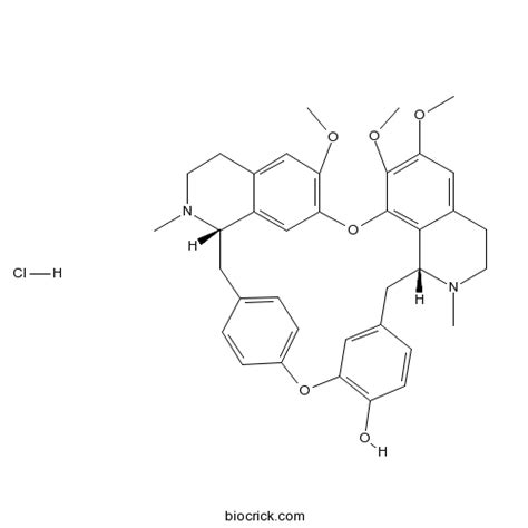 Berbamine Hydrochloride Cas 6078 17 7 Alkaloids High Purity Manufacturer Biocrick