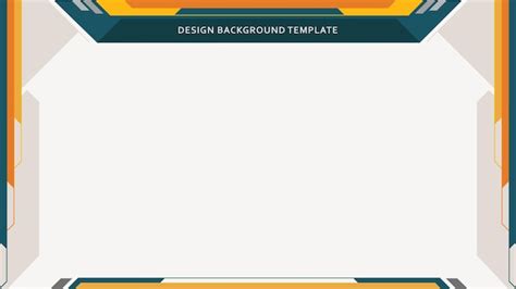 Premium Vector Futuristic Background Template Design