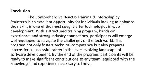 Ppt Comprehensive Reactjs Training And Internship By Stuintern