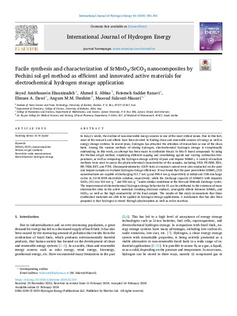 Pdf Facile Synthesis And Characterization Of Srmno 3 Srco 3 Nanocomposites By Pechini Sol Gel