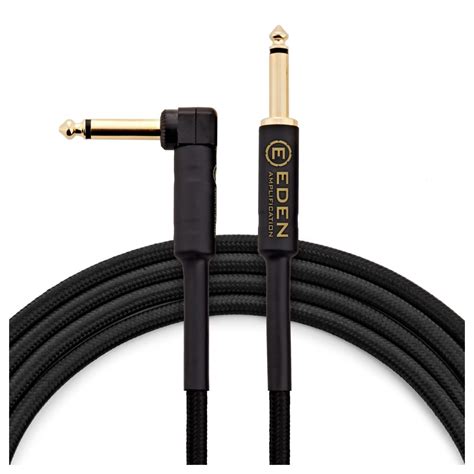 Eden Angled Jack Instrument Cable 3m At Gear4music