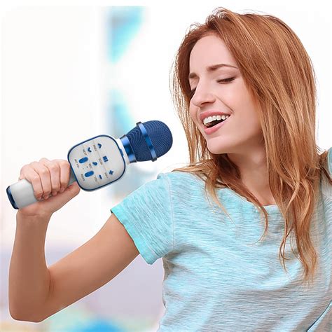 Wireless Microphone Bluetooth Speaker All In Mobile Phone Karaoke Live Microphone S Couplet