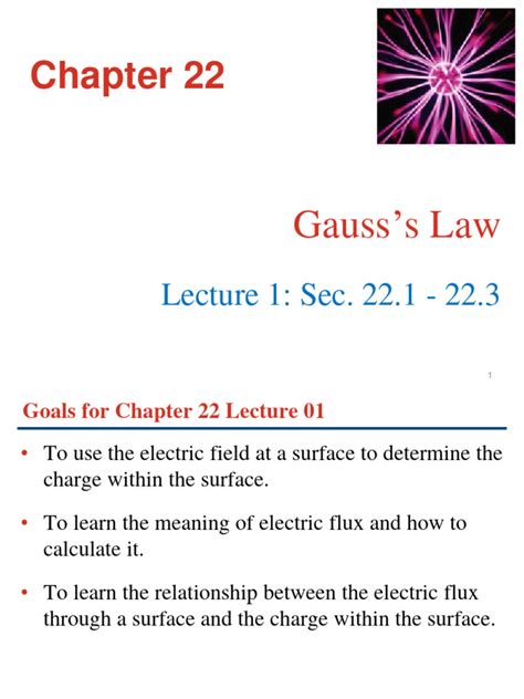 Gp2 Ch22 Lecture 01 Pdf Flux Physics