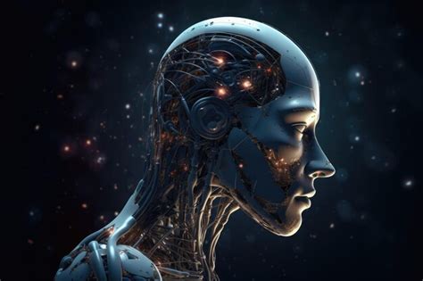 Premium Ai Image Robotics Human Brain Concept A Futuristic Technology