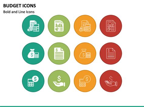 Budget Icons For PowerPoint And Google Slides PPT Slides