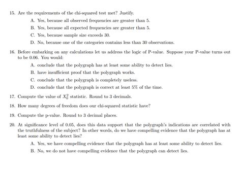 Solved In A Polygraph Experiment Subjects Were Given A