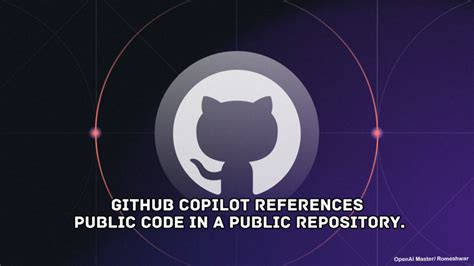Github Copilot References Public Code In A Public Repository