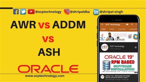 Awr Vs Addm Vs Ash