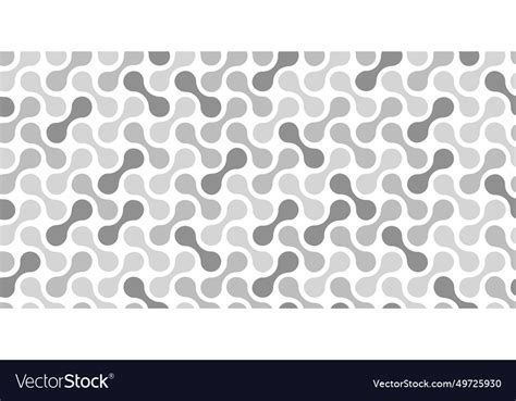 Seamless Pattern With Circle Connect Shape Vector Image