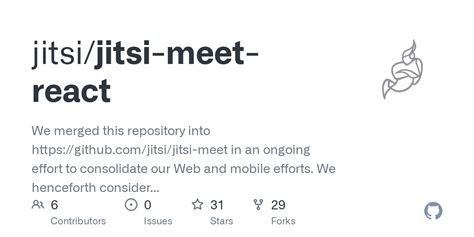 Github Jitsijitsi Meet React We Merged This Repository Into