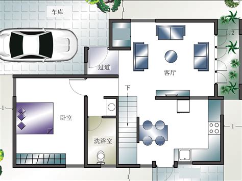 新农村自建房7米x10米 坐东朝西户型这样布局好？