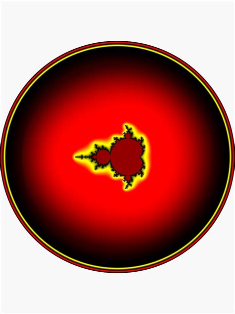 Mandelbrot Power Sticker For Sale By Rupertrussell Redbubble