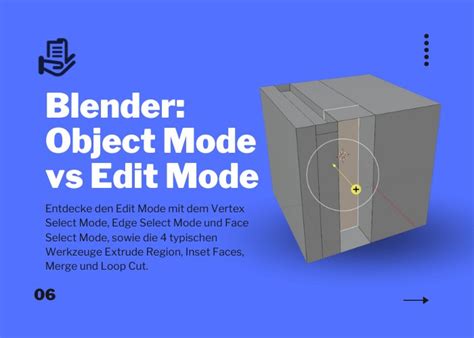 Blender 41 Object Mode Vs Edit Mode Dokumentenmeister Professionelle Handouts Anleitungen