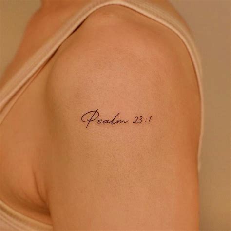 Psalm 23 Tattoo Artofit