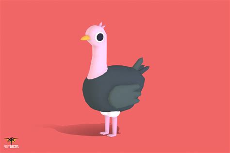 Ostrich Quirky Series Characters Unity Asset Store