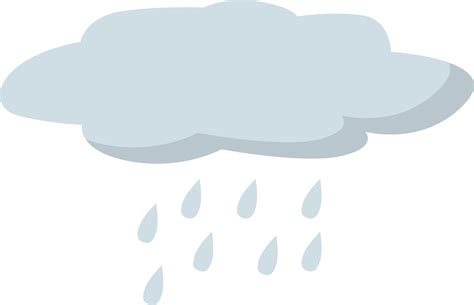 Gray Cloud With Rain 11288546 Png