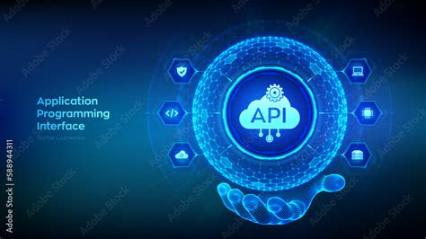 Api Application Programming Interface In The Shape Of Sphere With