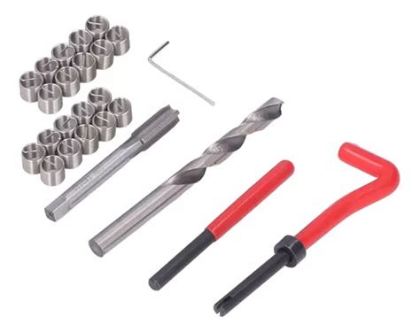 Ferramenta De Reparo De Roscas Kit De 25 Peças Em Aço Inoxi Parcelamento Sem Juros