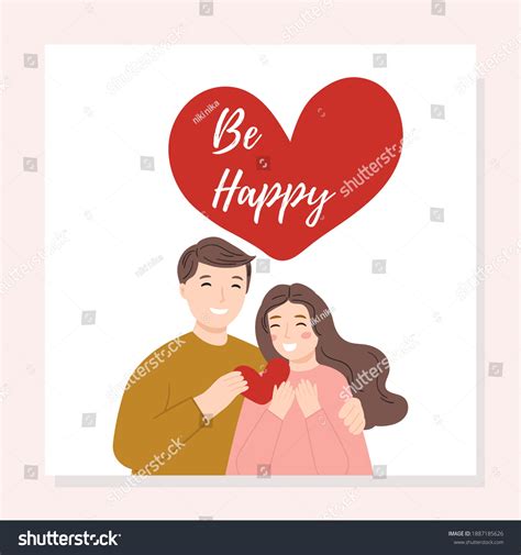 발렌타인 카드 디자인 템플릿 귀여운 만화 스톡 벡터로열티 프리 1887185626 Shutterstock