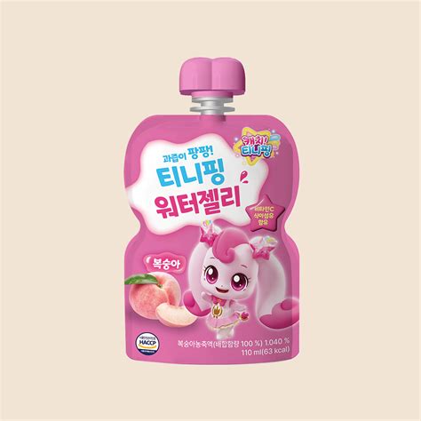 티니핑 워터젤리 복숭아 110ml 이모션캐슬 스토어 아이들을 위한 마법의 공간