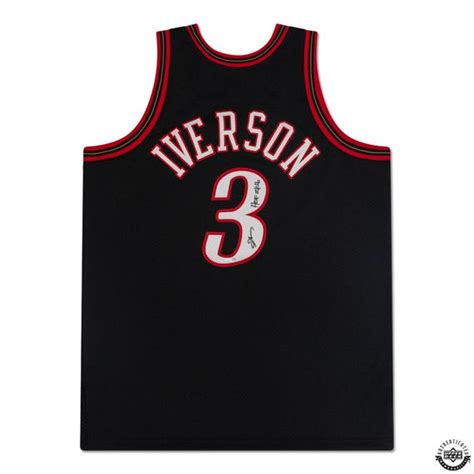 Allen Iverson Autographed And Inscribed Philadelphia 76ers Authentic